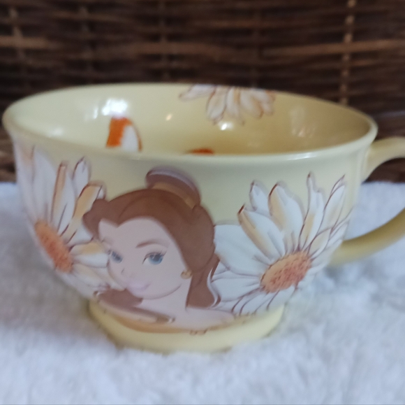 Disney | Dining | Euc Disneystore Beauty And The Beast Belle Coffee Cup ...